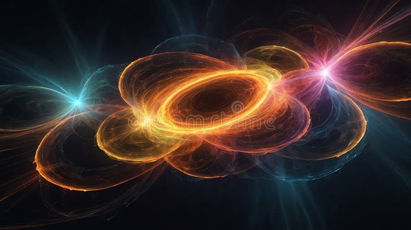 Explosive Colors Collide in a Harmonious Dance of Flowing Light and ...