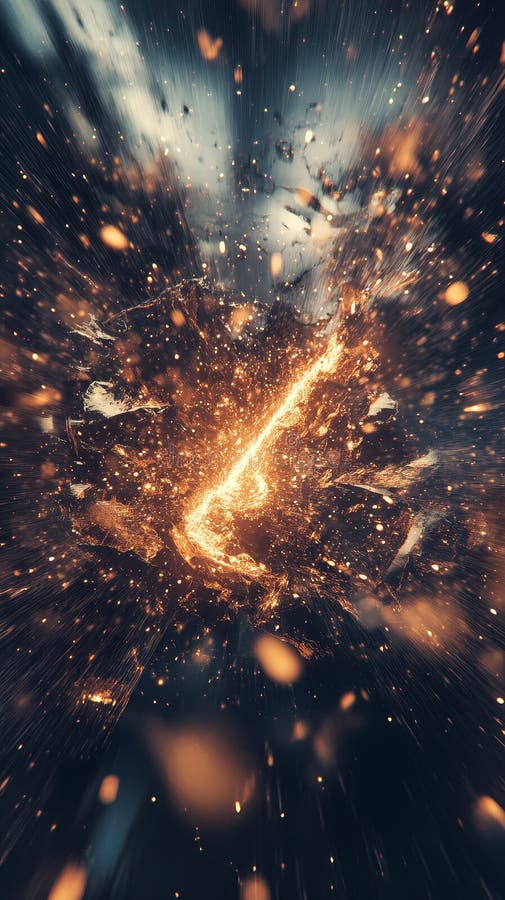 Explosive Cosmic Forces Unleashed in a Dynamic Display of Light and ...