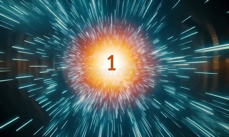 Explosive, Cosmic, Number One Stock Video - Video of photon, galaxy ...