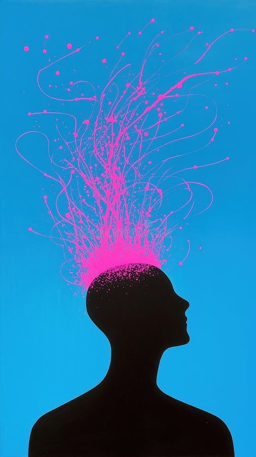 Explosive Creativity, a Visual Representation of Ideas Stock ...