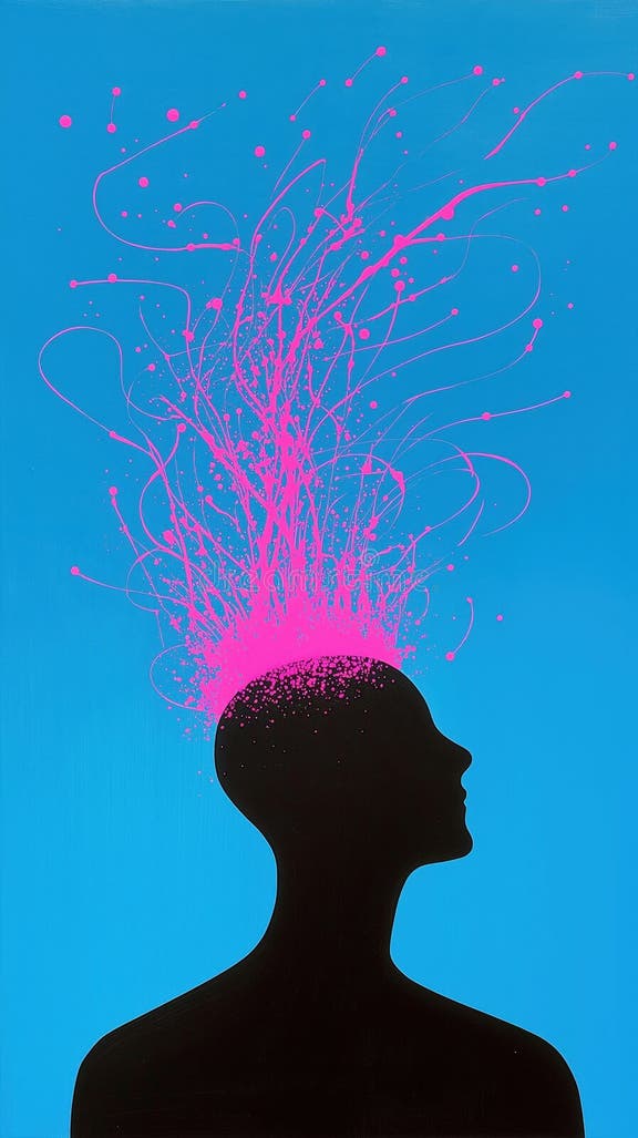 Explosive Creativity, a Visual Representation of Ideas Stock ...