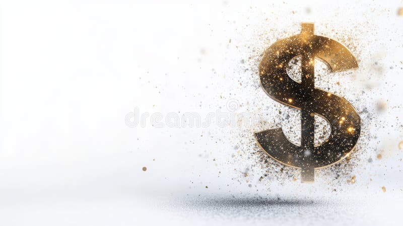 Explosive Dollar Sign, Symbolizing Financial Growth, Investment Success ...