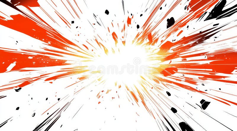 Explosive and Dynamic Visual Effects Inspired by Manga, Combining Bold ...