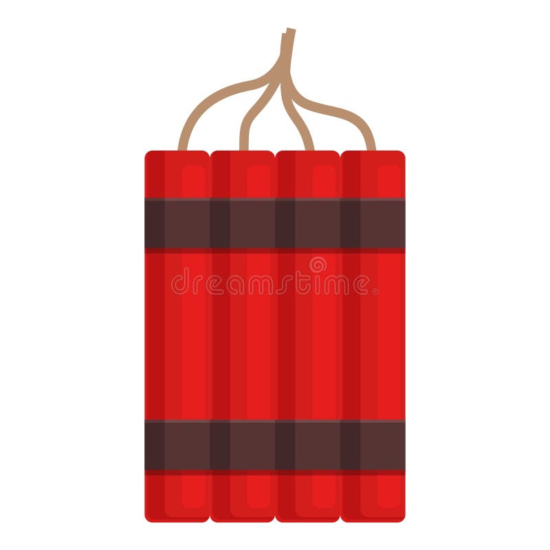 Explosive Dynamite Icon Cartoon Vector. Mine Coal Energy Stock Vector ...