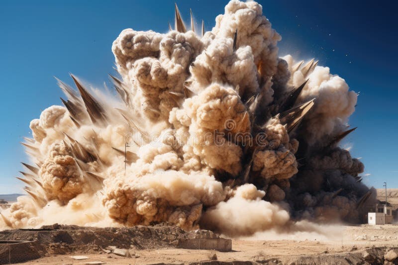 Explosive Energy Controlled Explosion - Stock Photo Concepts Stock ...