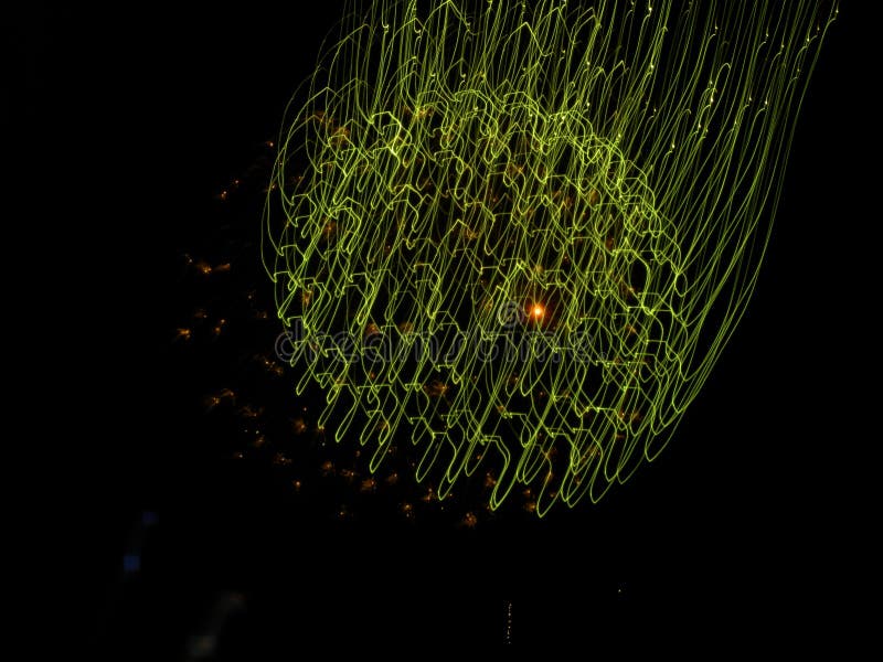 Explosive Energy in the Sky Stock Photo - Image of scene, hollidays ...