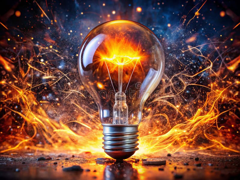 Explosive Energy Unleashed: Witness a Light Bulb Ignite in a Stunning ...