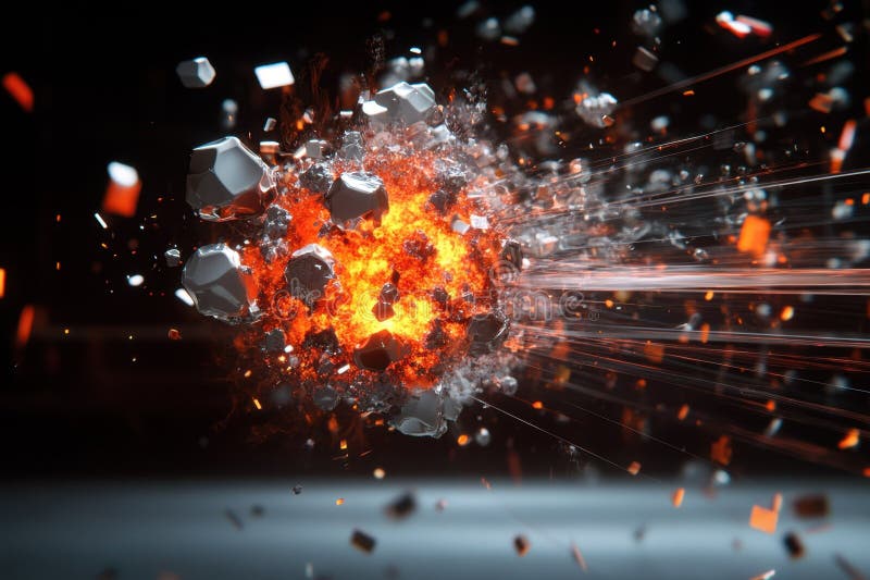 Explosive Eruption of Molten Rock and Debris in a Dark Environment ...