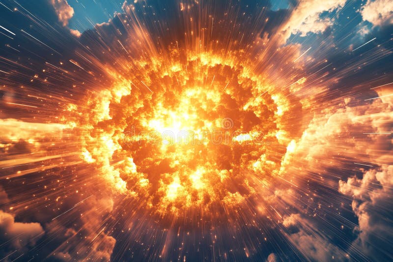 Explosive Eruption in the Sky Illuminating Dramatic Cloud Formation ...