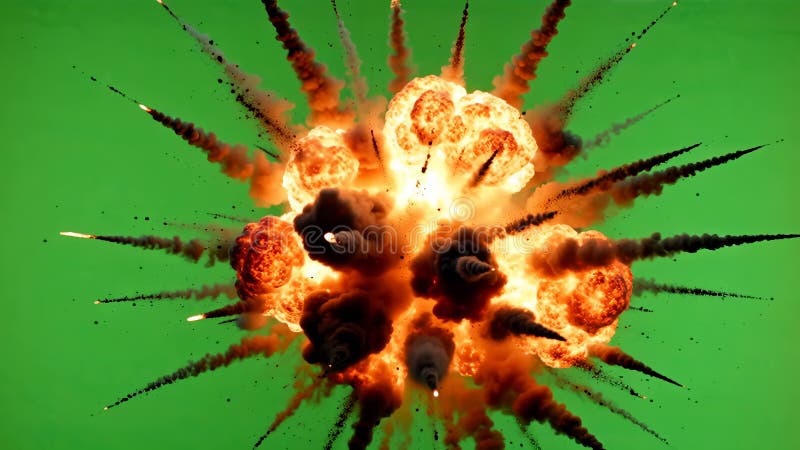 AI Explosive Smoke Engulfs Dark Stock Video - Video of smoke, science ...