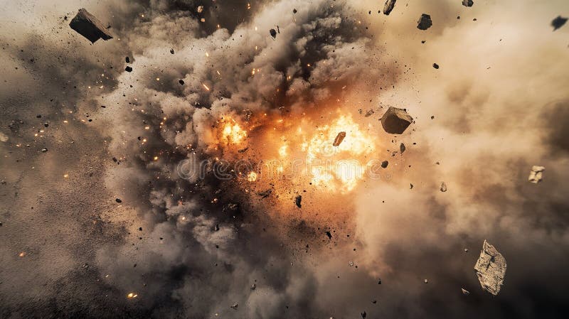 Explosive Fireball Erupts in a Cloud of Smoke at a Remote Military ...