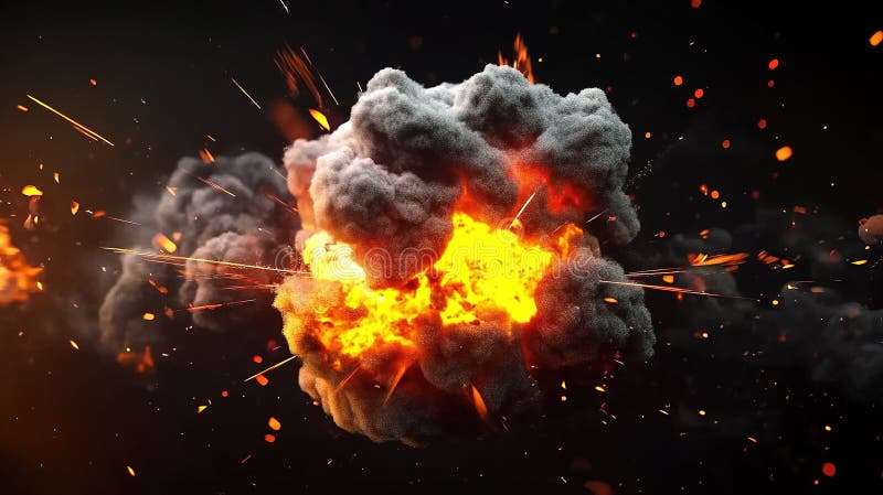 Explosive Fireball Erupts in the Night Sky, Capturing the Intensity of ...