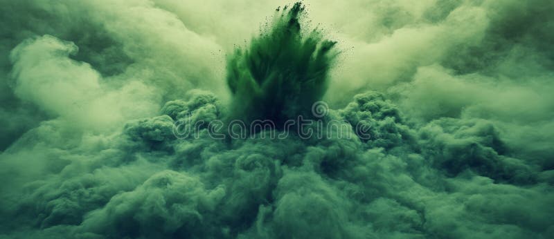 An Explosive Green Sodium Stream Emerges from a Hazardous Waste Mound ...