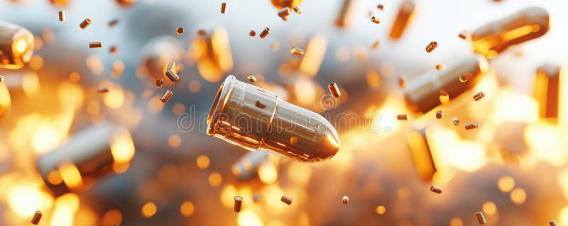 Explosive Grenades in Mid-air, Dynamic Explosion Effect, 3D ...