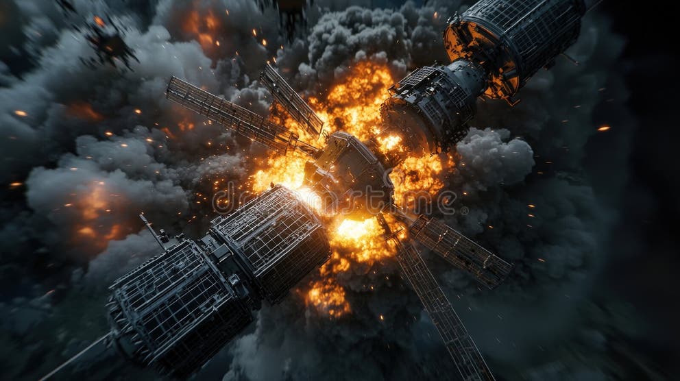 Explosive Ground-based Missiles Targeting Communication Satellites in ...