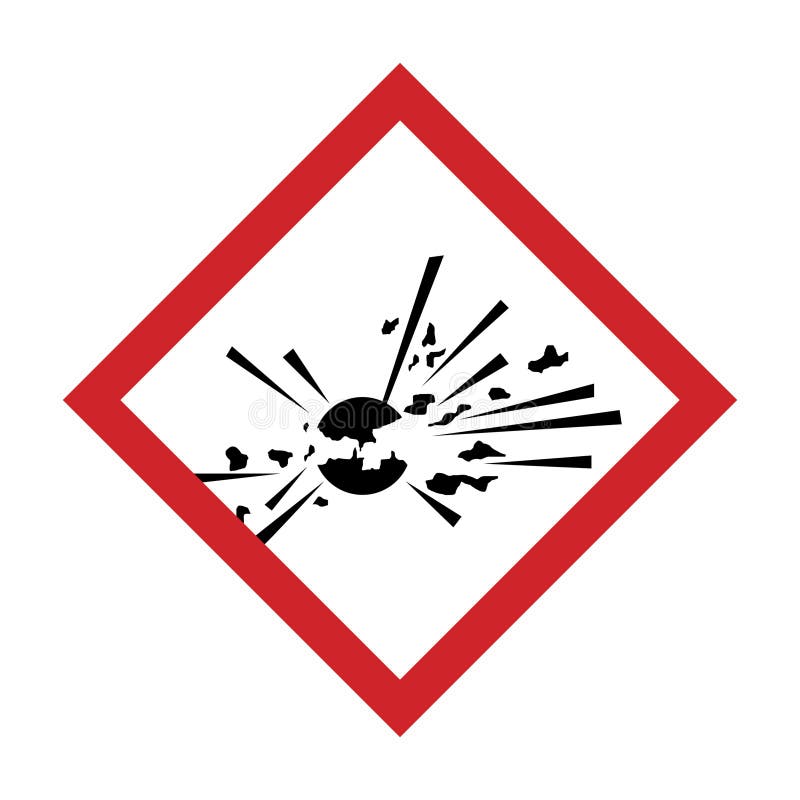 Explosive Icon Symbol stock illustration. Illustration of substance ...