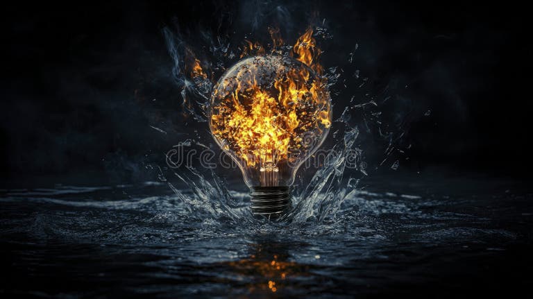 Explosive Ideas Fragmenting into Tears of Fire and Water Dark Setting ...