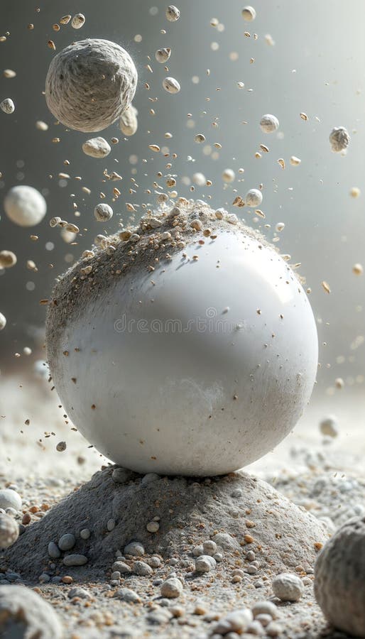 Explosive Impact of a Round Object Captured in a Dynamic Freeze-frame ...