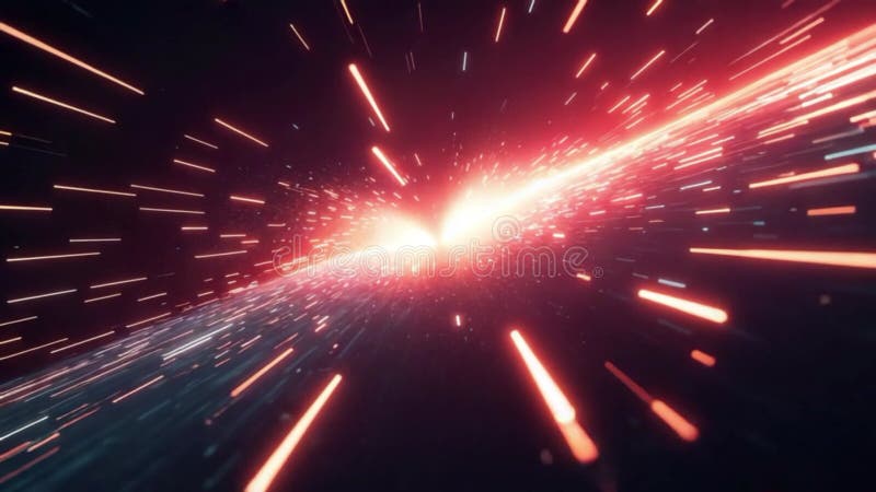 Explosive Meteor Bursting with Sparks in Space Stock Footage - Video of ...