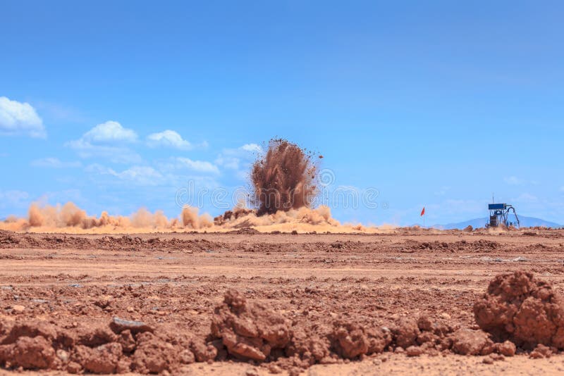 EXPLOSIVE for MINING stock image. Image of explosion - 32386391