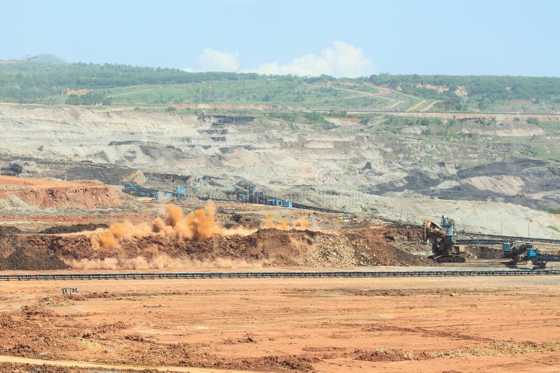 Explosive for mining stock image. Image of smoke, geology - 32742647