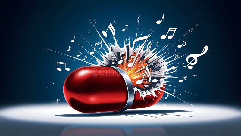Explosive Music Capsule Digital Art Creative Environment Abstract ...