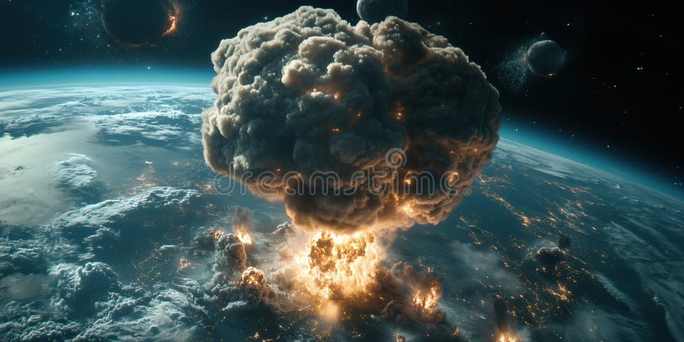 Explosive Nuclear Eruption Over Earth Causes Massive Shockwave and ...