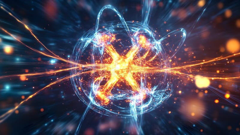 Explosive Nuclear Fission Reaction with Splitting Atomic Particles and ...