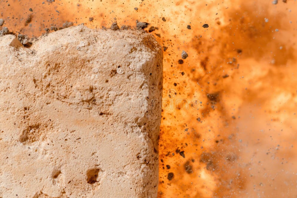 Explosive Orange and Brown Textures Stock Illustration - Illustration ...