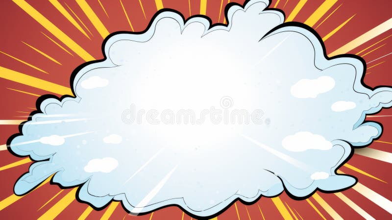 Explosive Pigmentation: a Vibrant Comic Bubble with Captivating Mis-en ...