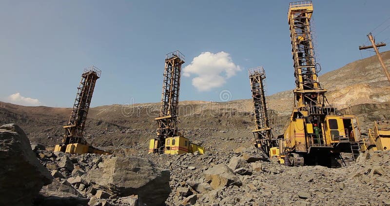 Explosive Pit for Quarrying. Development of an Iron Ore Mine Stock ...