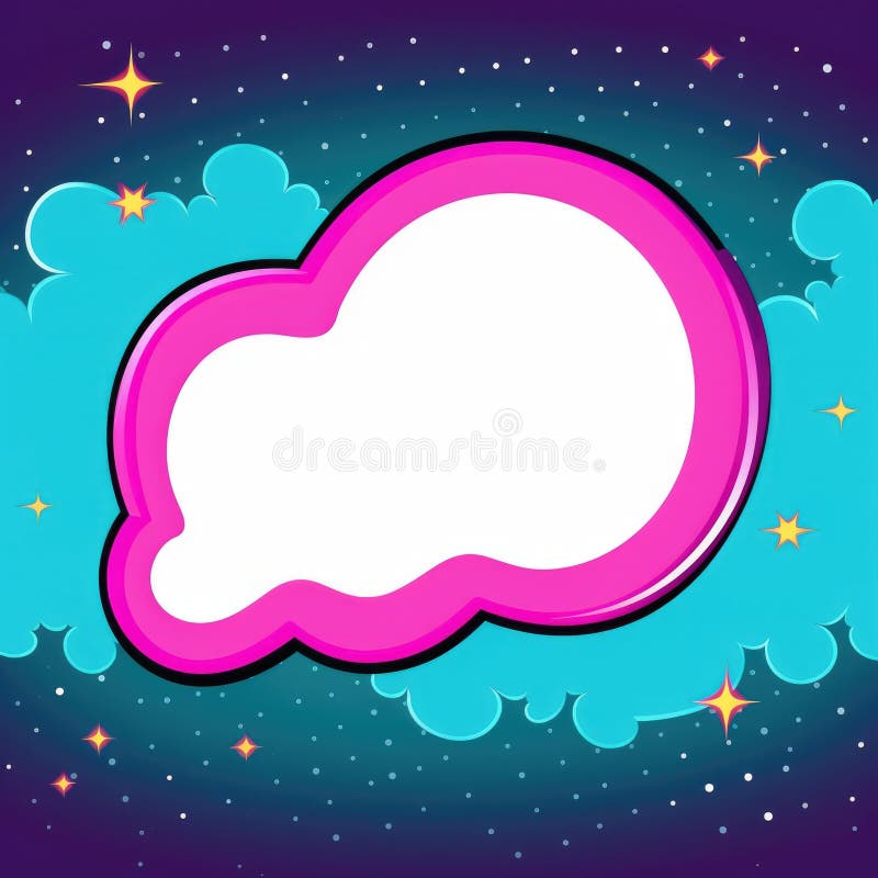 Explosive Pop Art Speech Bubble Stock Illustration - Illustration of ...