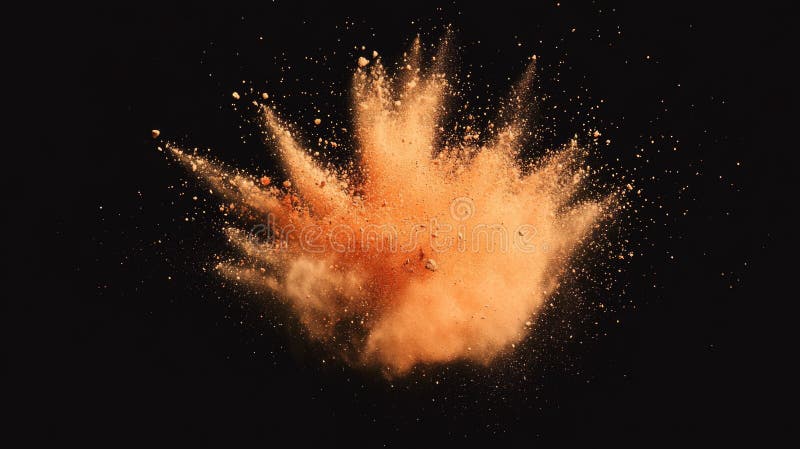Explosive Powder Burst stock image. Image of release - 362907799