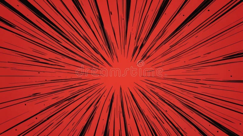 Explosive Red Black Radial Abstract Design Dynamic Lines Stock Photos ...