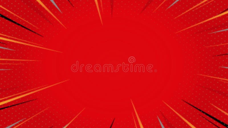 Explosive Red Comic Background Animation – Dynamic Energy Burst Loop ...