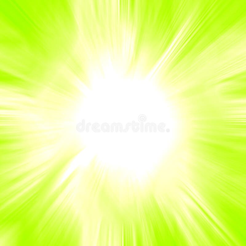 Green Solar Burst Background and Explosion Stock Illustration ...