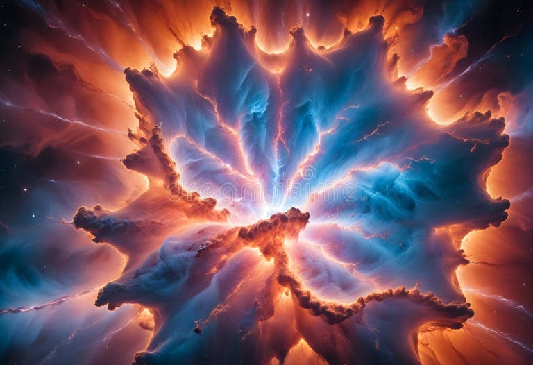 Space Explosion, Supernova and High-Energy Cosmic EventsAI Generated ...