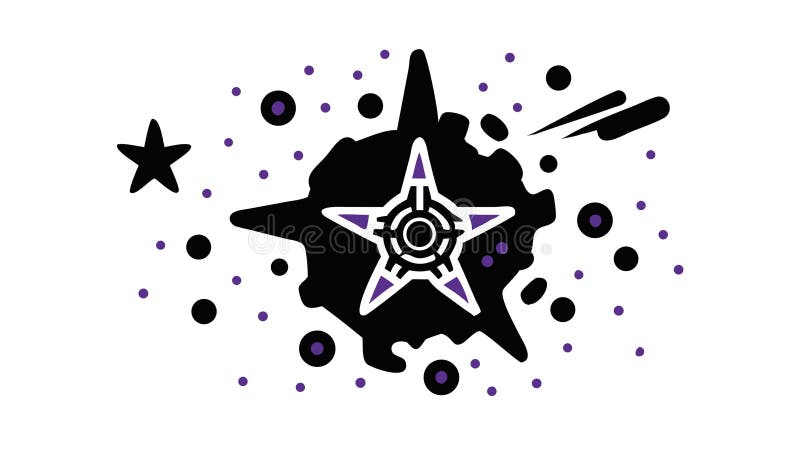 Explosive Star Burst, Cosmic Energy, Dynamic Celestial Event, Vector ...