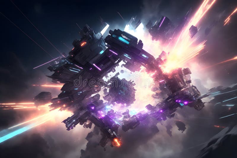 Explosive Transparency Elements. Elevate Your Sci-fi-themed Projects ...