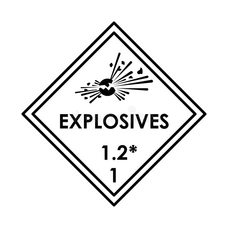 Explosives Color Element. Hazardous Material Stock Vector ...