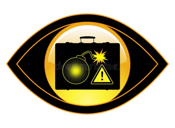 Explosives Detection stock illustration. Illustration of hidden - 65514893