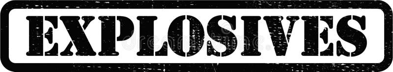 No Explosives rubber stamp stock vector. Illustration of gunpowder ...