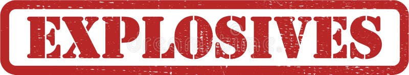 No Explosives rubber stamp stock vector. Illustration of gunpowder ...