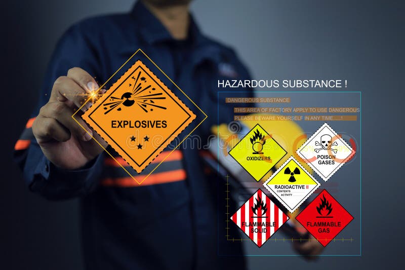 Explosives warning stock image. Image of control, hazardous - 294326109