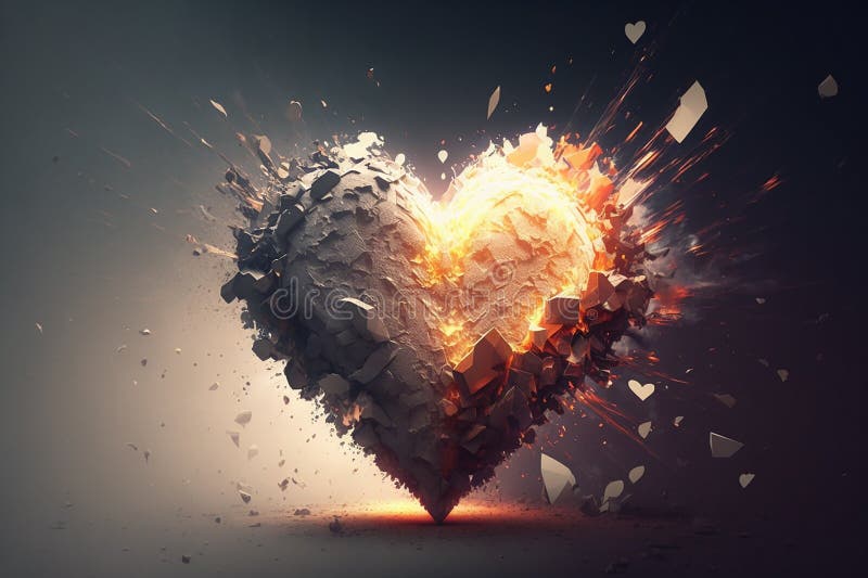 Explosión De Amor De Emociones Fondo De Flujo De Aire Stock de ilustración - Ilustración de ...