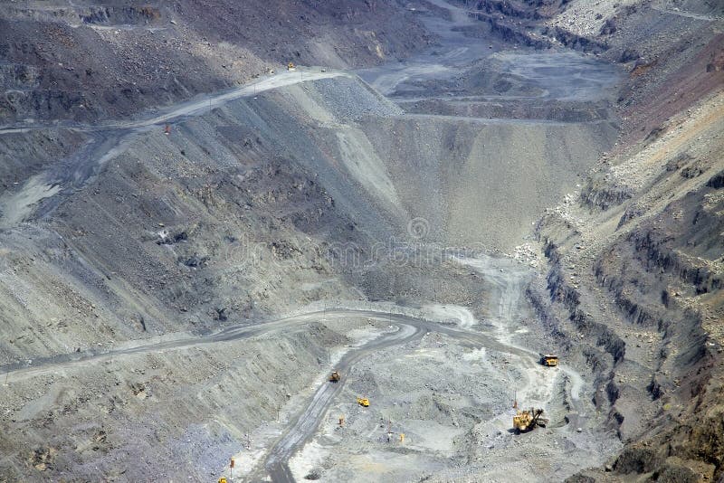 Explotación Minera a Cielo Abierto Imagen de archivo - Imagen de ...