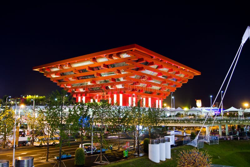 Expo 2010 shanghai fotografering för bildbyråer. Bild av landmärken ...