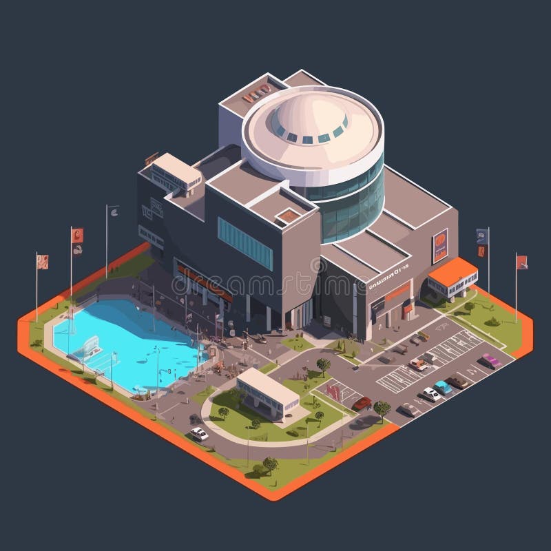 Expo Center Isometric Stock Illustrations – 103 Expo Center Isometric ...