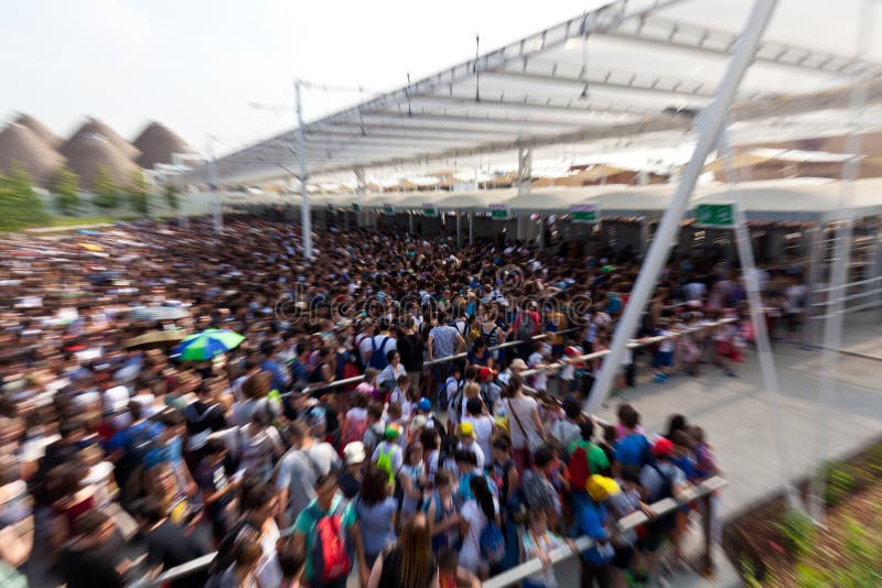 Expo crowd editorial photography. Image of expo, waiting - 55185382
