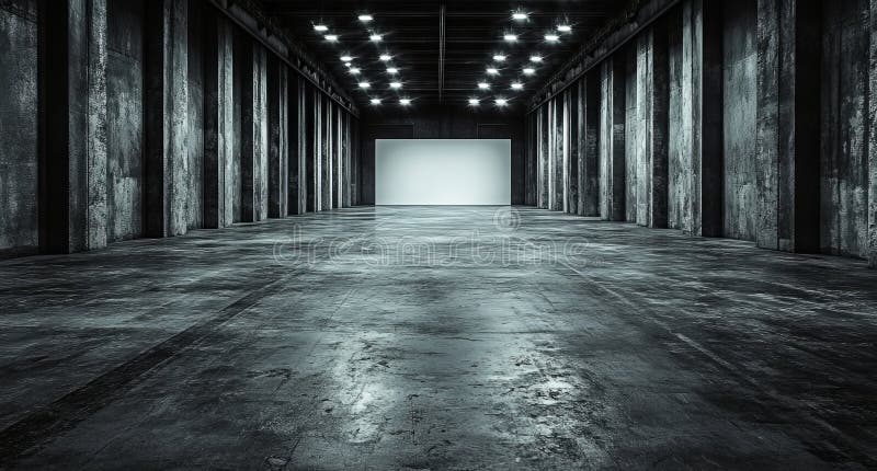 At the Expo Hall, Exhibition Booths Showcase a Three-Dimensional Black ...